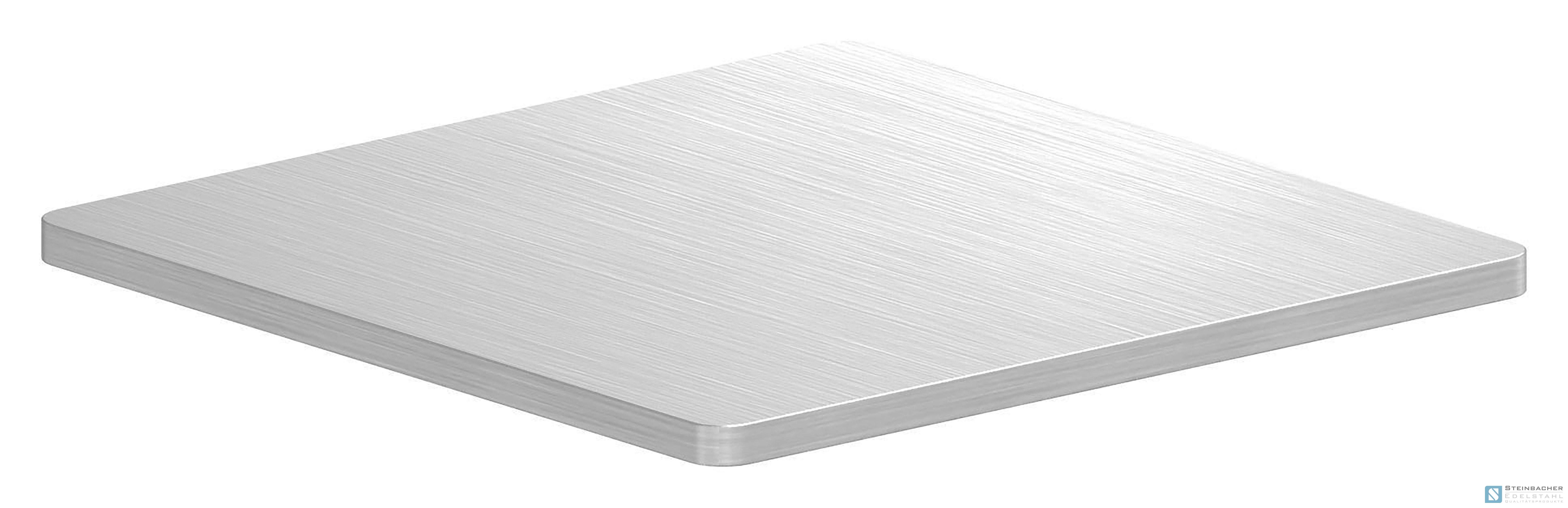 Edelstahl Flachkappe für Rohr 50x50, V2A | STEINBACHER© 647056714705 | eBay.de